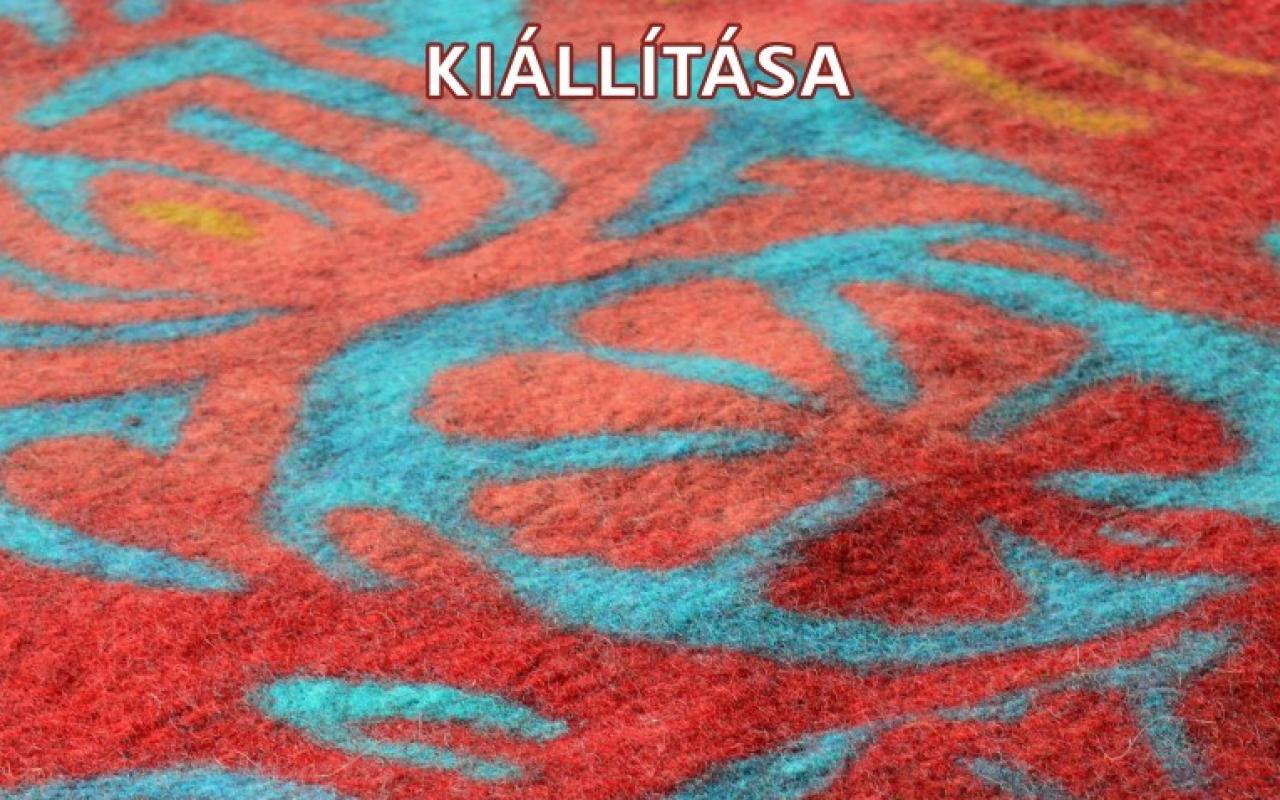 Németh Bea nemezkészítő népi iparművész kiállítása